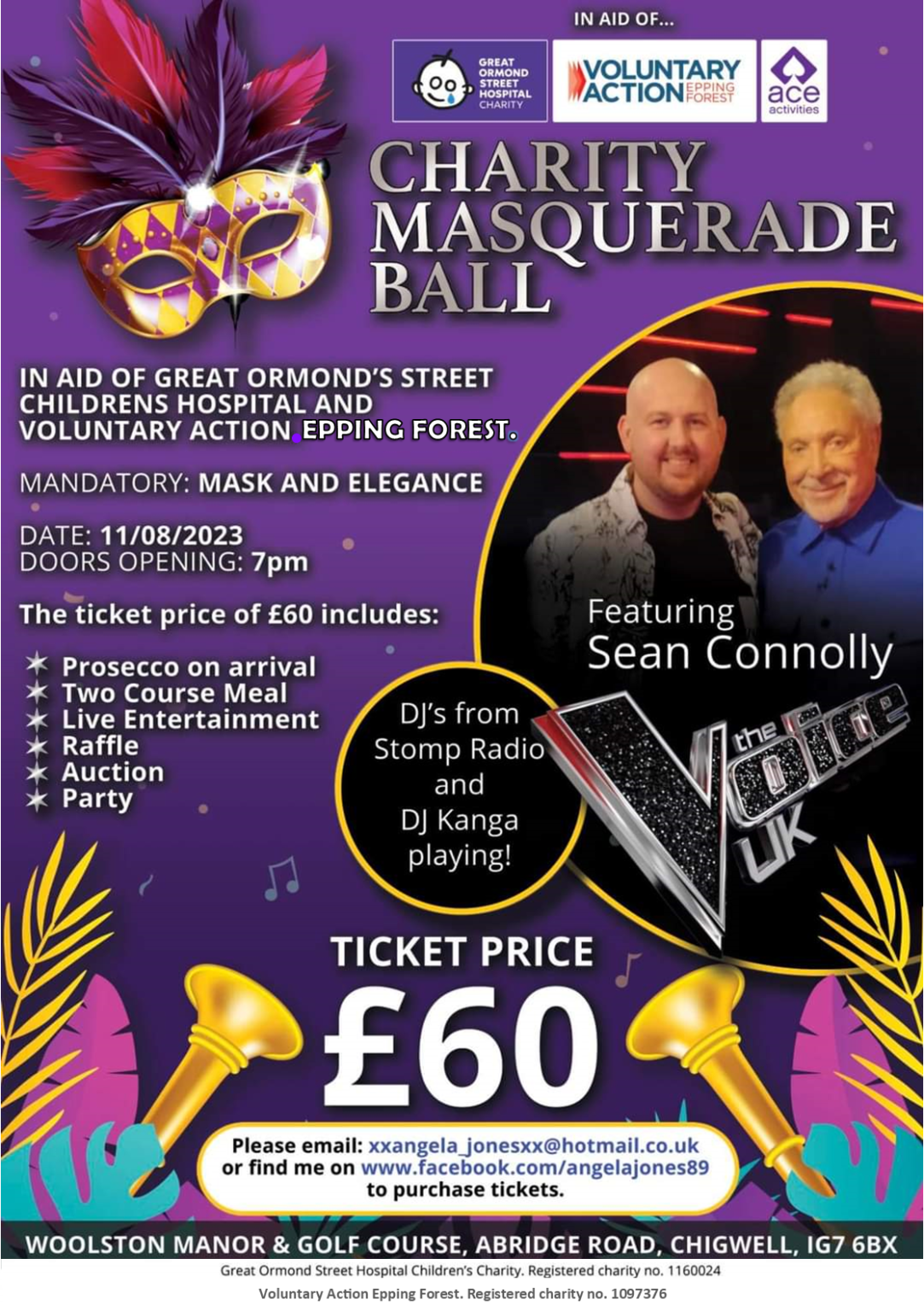 Masquerade Ball – in aid of Great Ormond Street Hospital and ACE ...